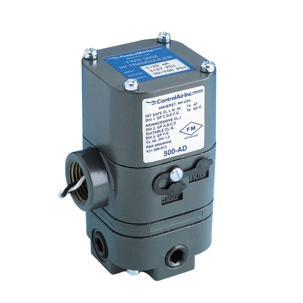 Control Valve Pneumatic System Components | ControlAir