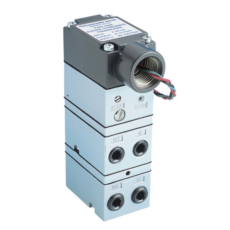 Control Valve Pneumatic System Components | ControlAir