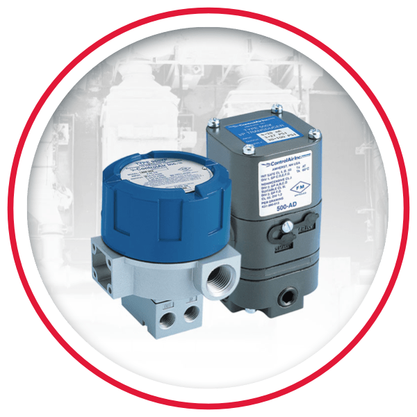ControlAir | Precision Air Pressure Regulators & I/P, E/P, P/I Transducers